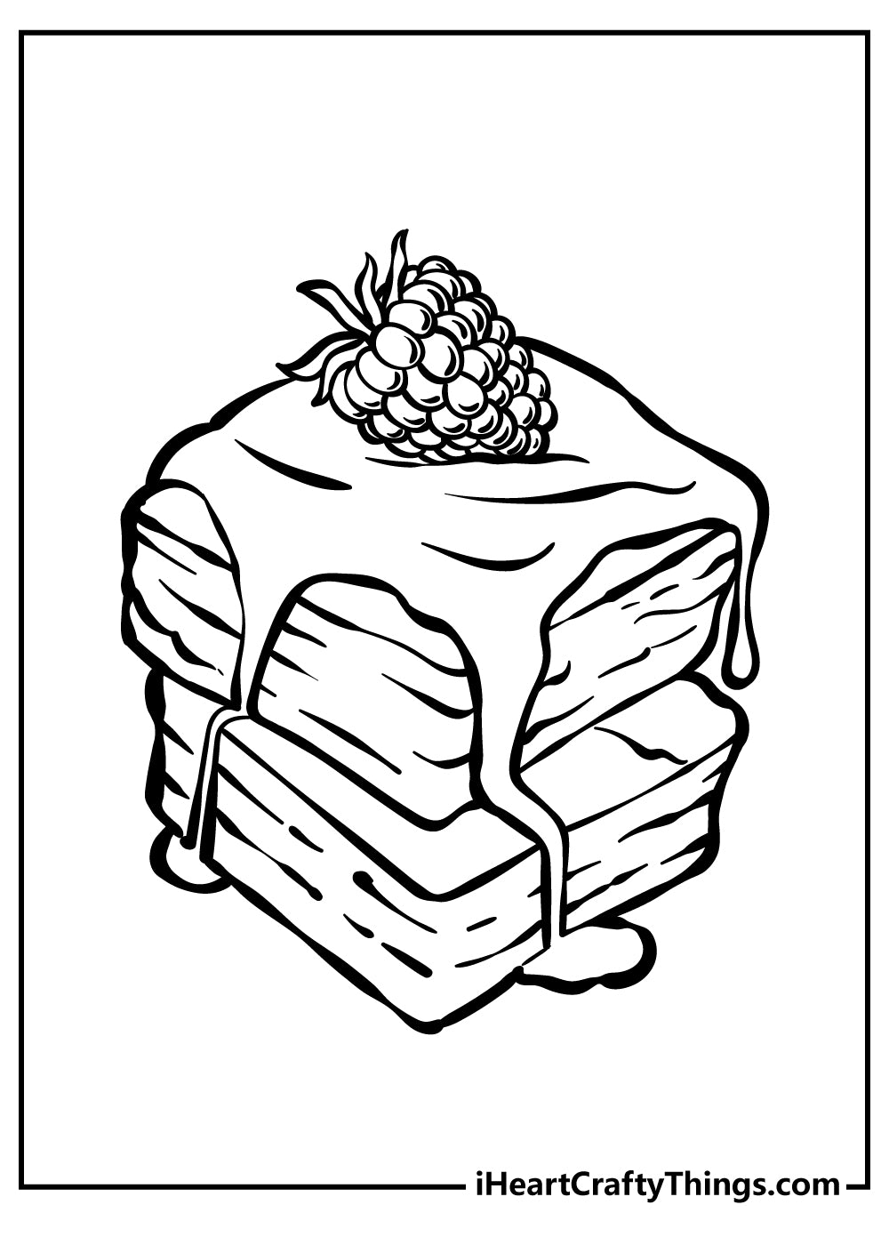 Dessert Coloring Book - 15 pages – I Heart Crafty Things