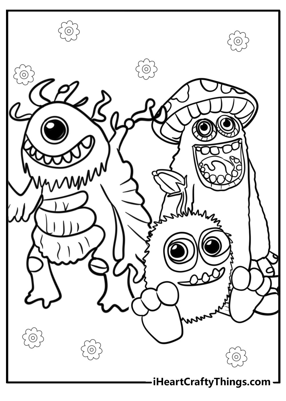 My Singing Monsters Coloring Book - 21 pages – I Heart Crafty Things