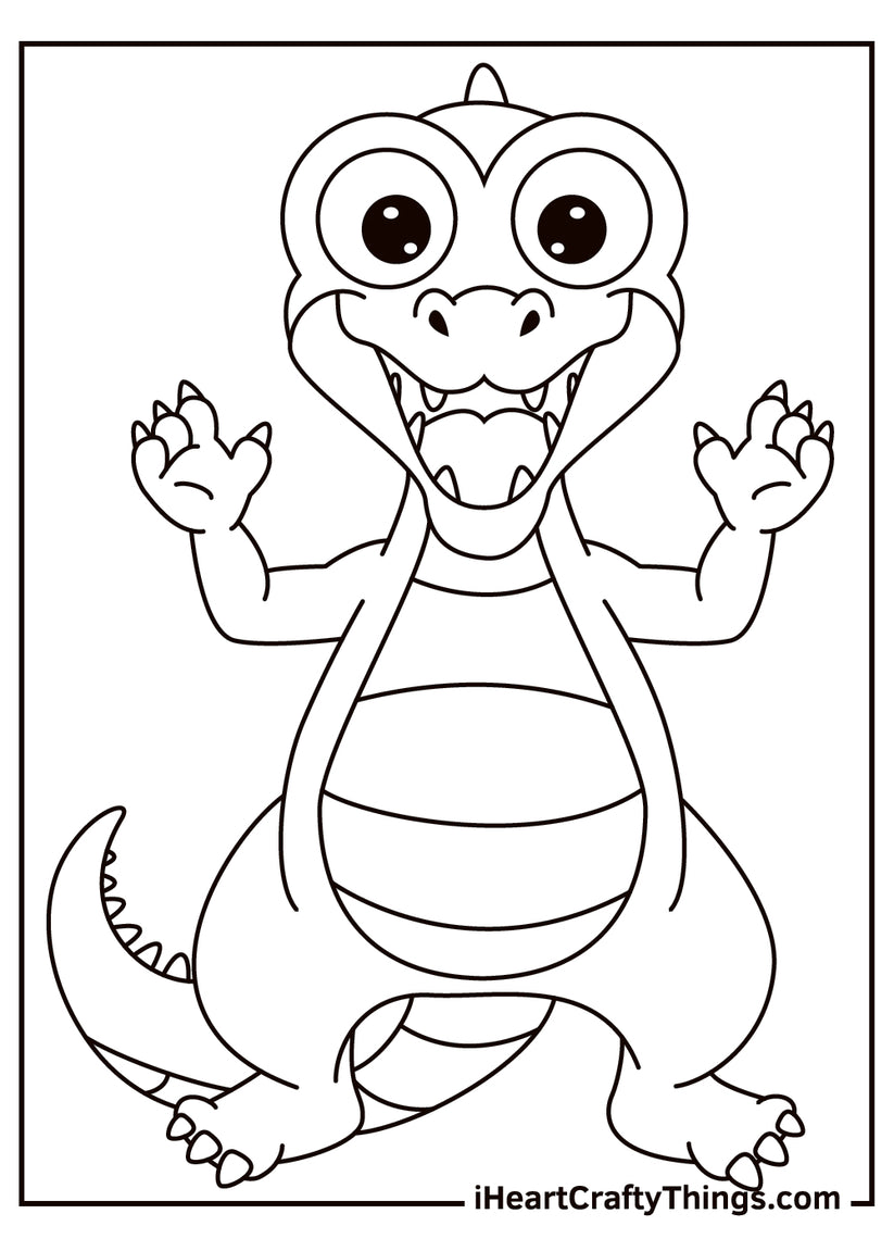 Alligators Coloring Book - 15 pages – I Heart Crafty Things