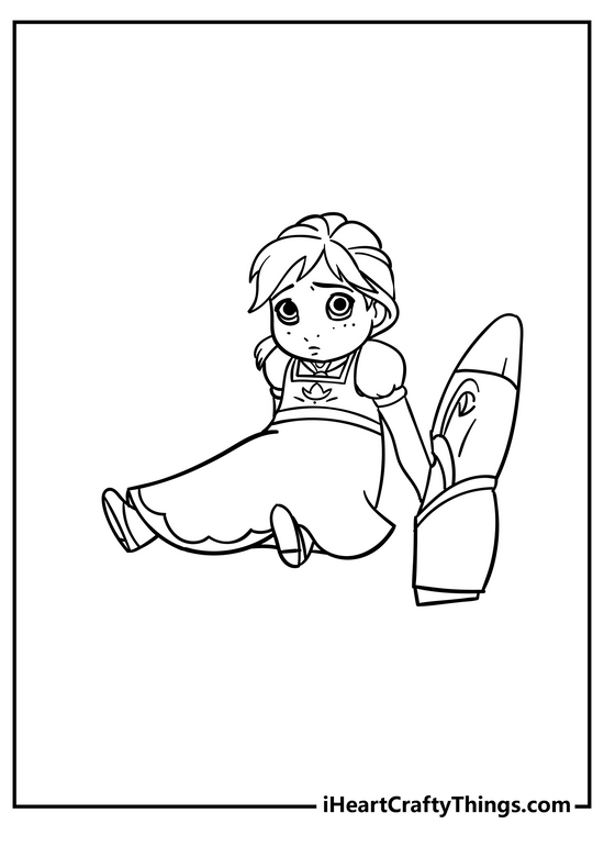 Anna Coloring Book - 20 pages – I Heart Crafty Things