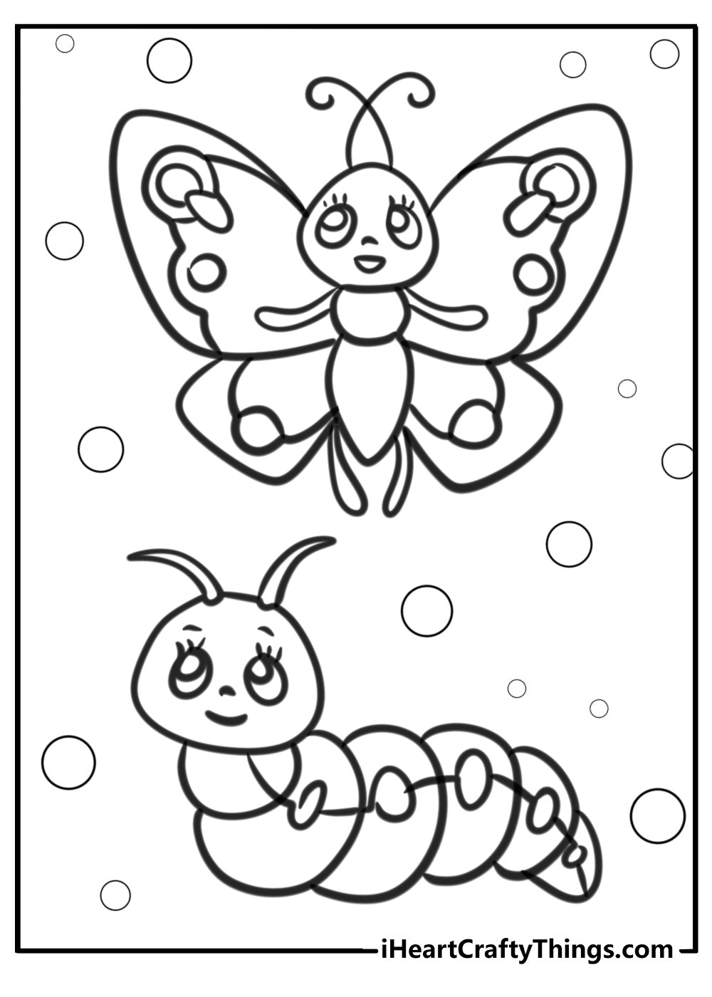 Caterpillar Coloring Book - 29 pages – I Heart Crafty Things