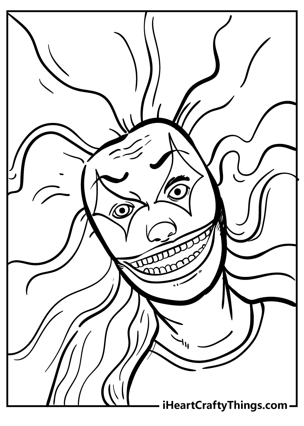 Creepy Coloring Book - 15 pages – I Heart Crafty Things