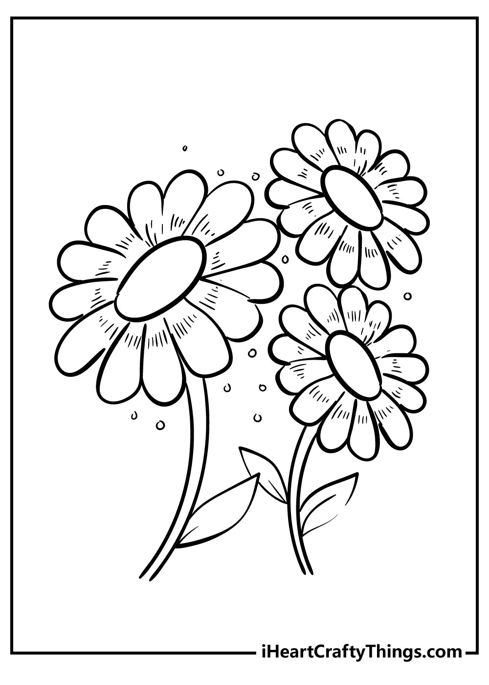 Daisy Coloring Book - 15 pages – I Heart Crafty Things