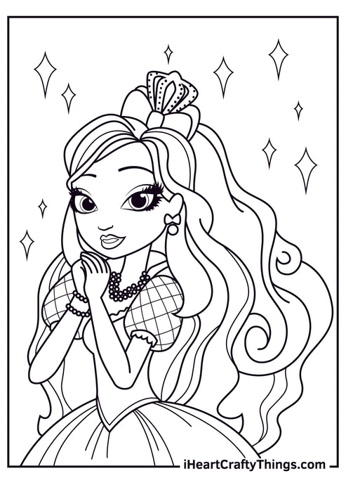 Ever After High Coloring Book - 15 pages – I Heart Crafty Things
