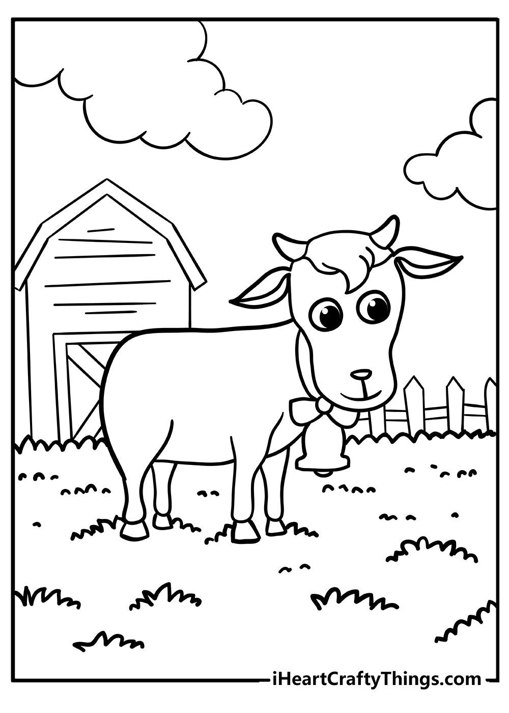 Farm Animal Coloring Book - 15 pages – I Heart Crafty Things