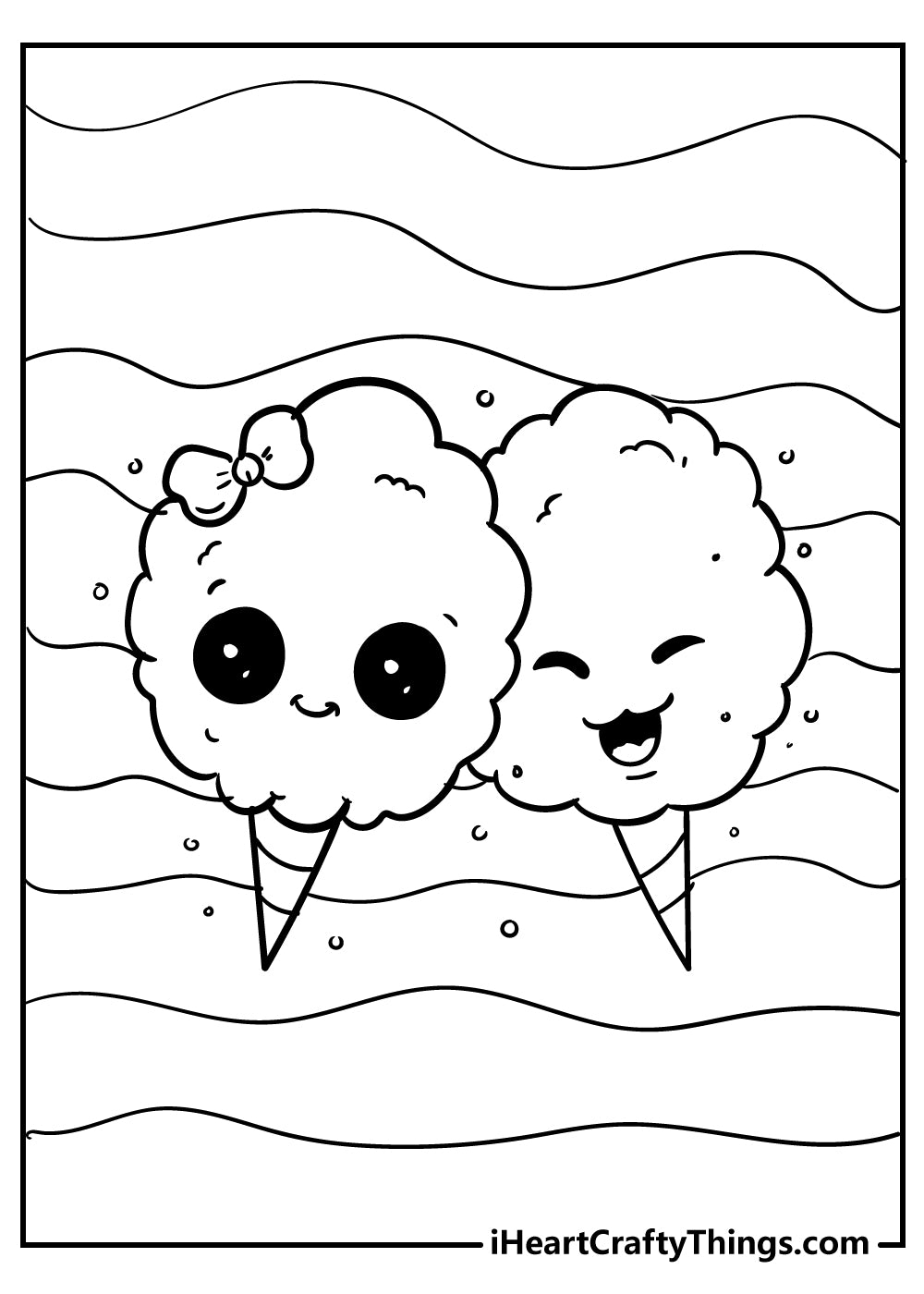 Kawaii Coloring Book - 45 pages – I Heart Crafty Things