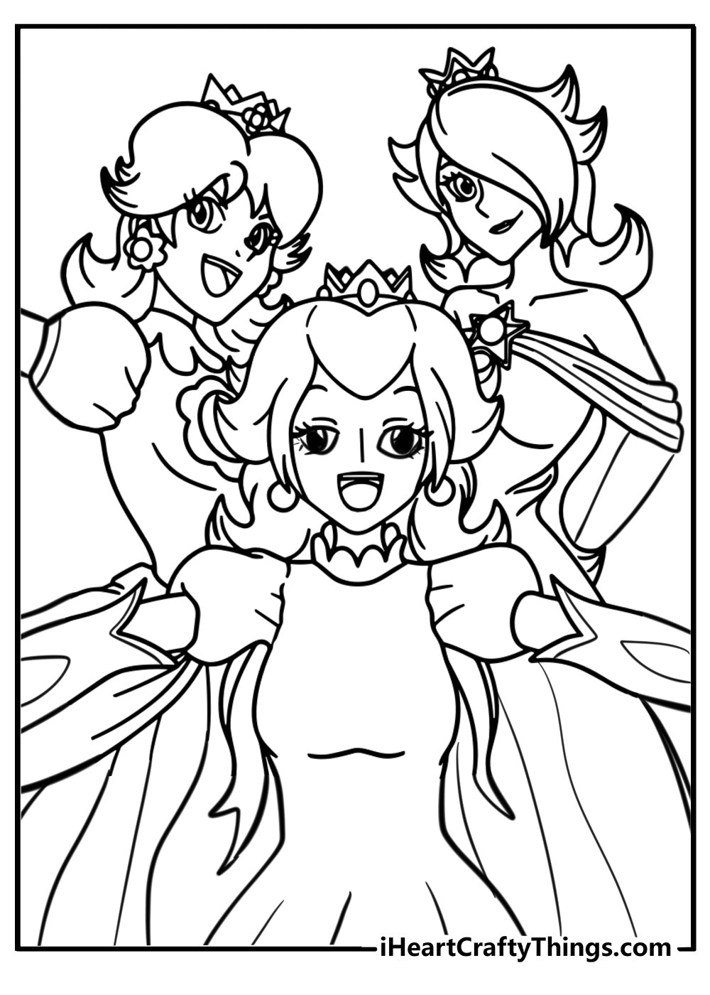Rosalina Coloring Book - 30 pages – I Heart Crafty Things