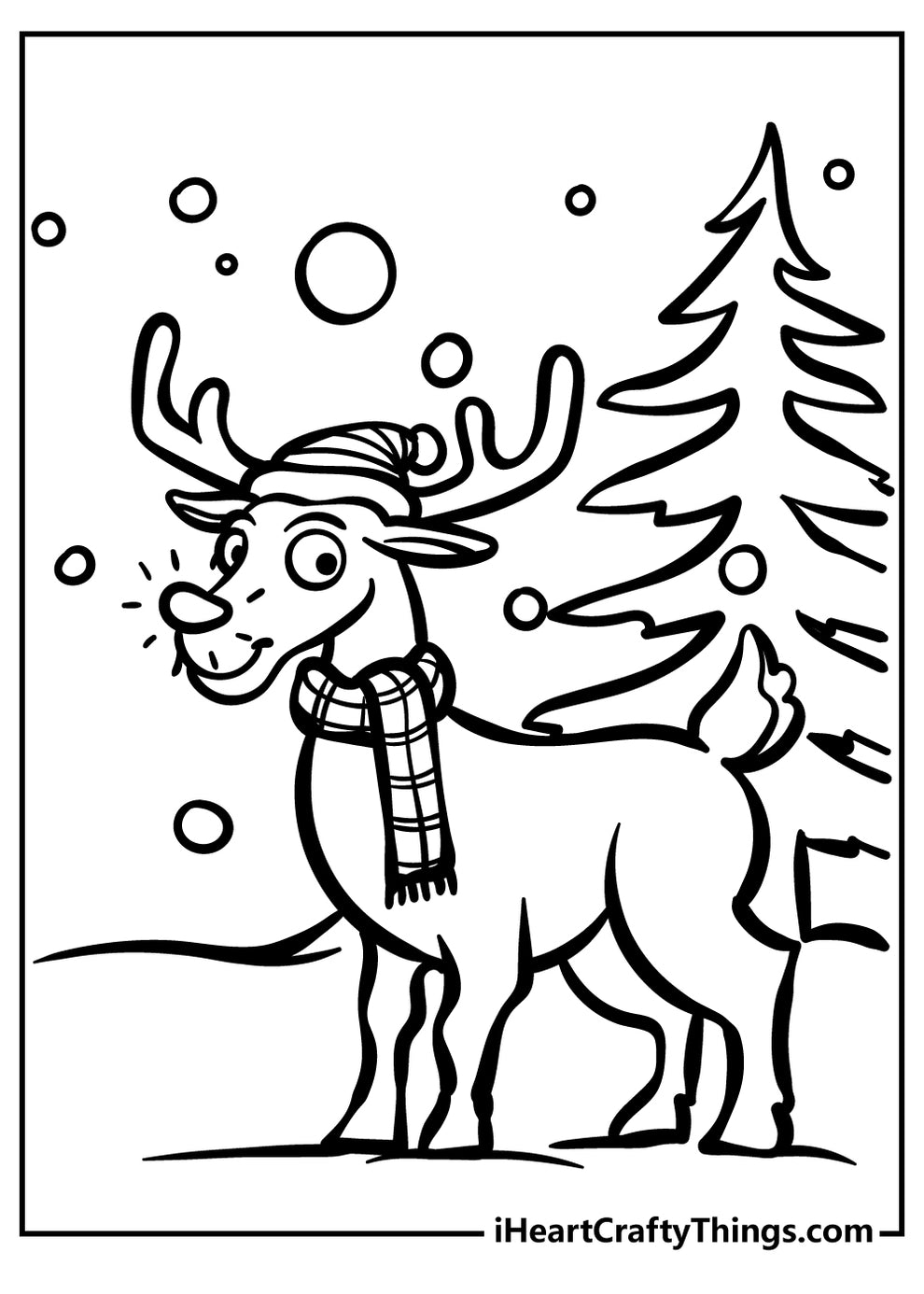 Rudolph Coloring Book - 20 pages – I Heart Crafty Things