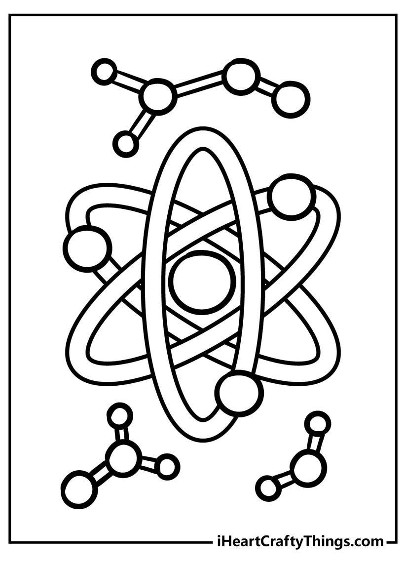 Science Coloring Book - 15 pages – I Heart Crafty Things