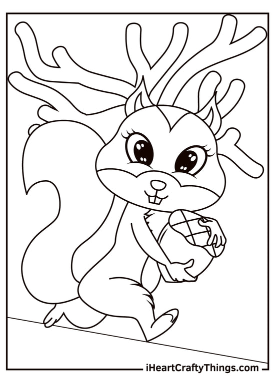 Simple Animal Coloring Book - 10 pages – I Heart Crafty Things