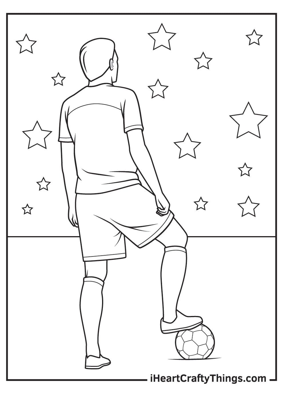Soccer Coloring Book - 15 pages – I Heart Crafty Things