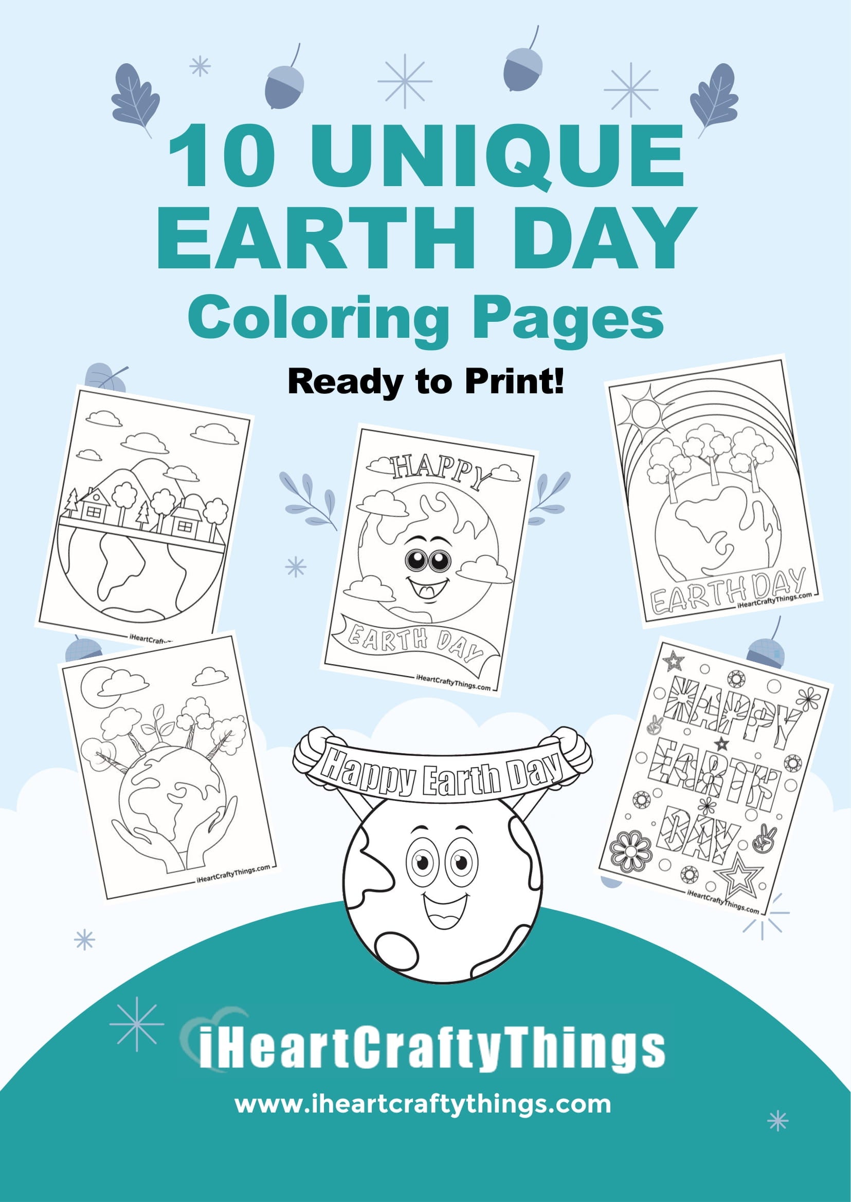 Earth Day Coloring Pages Kids