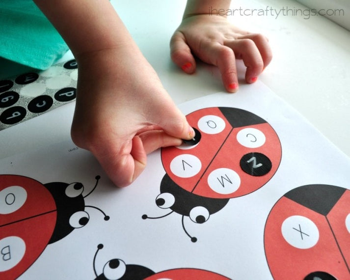Ladybug Alphabet Match Activity – I Heart Crafty Things