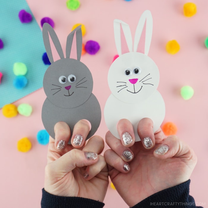 INCREDIBLY CUTE BUNNY FINGER PUPPETS – I Heart Crafty Things