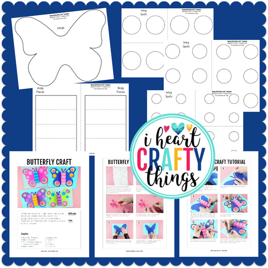 Butterfly Craft Template – I Heart Crafty Things