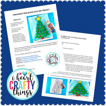 Christmas Tree Art Project – I Heart Crafty Things