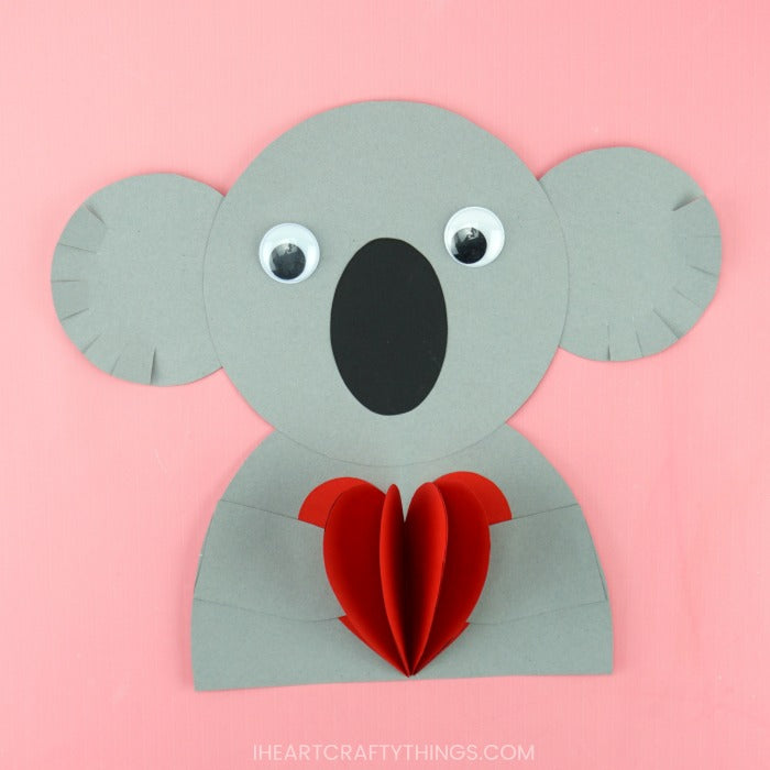 Animal Valentine's Day Crafts – I Heart Crafty Things