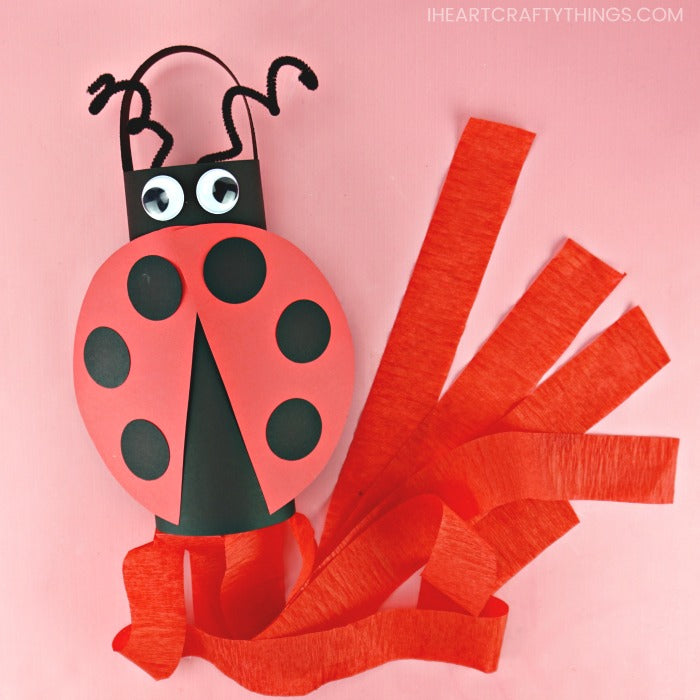 Spring Insect Windsock Crafts – I Heart Crafty Things