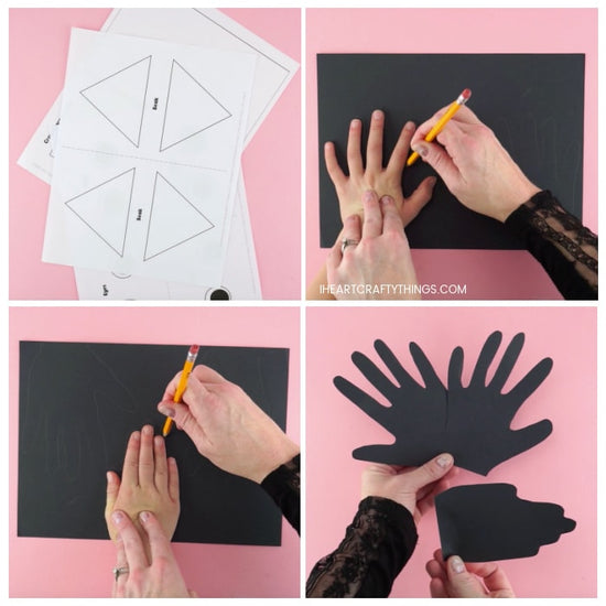 Paper Bag Crow Puppet Craft – I Heart Crafty Things