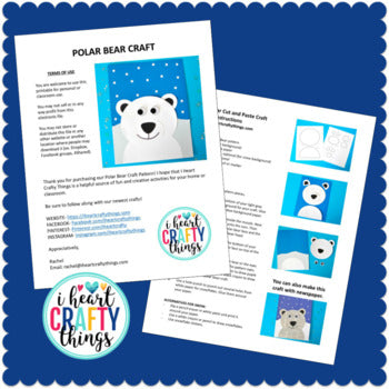 Polar Bear Craft Activity – I Heart Crafty Things