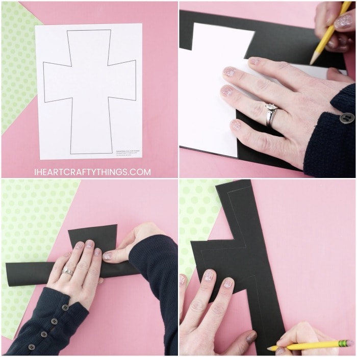 STAINED GLASS CROSS CRAFT – I Heart Crafty Things