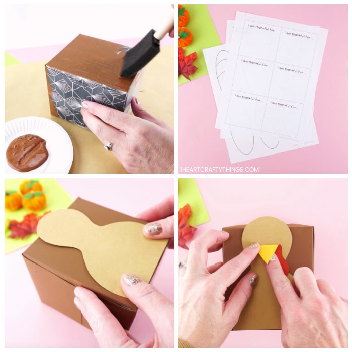 Thankful Turkey Box craft Tutorial – I Heart Crafty Things